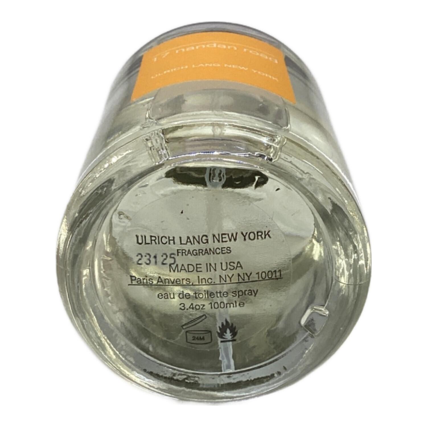 ULRICH LANG オードトワレ 17 ナンダン ロード 100ml 残量80%-99%｜トレファクONLINE