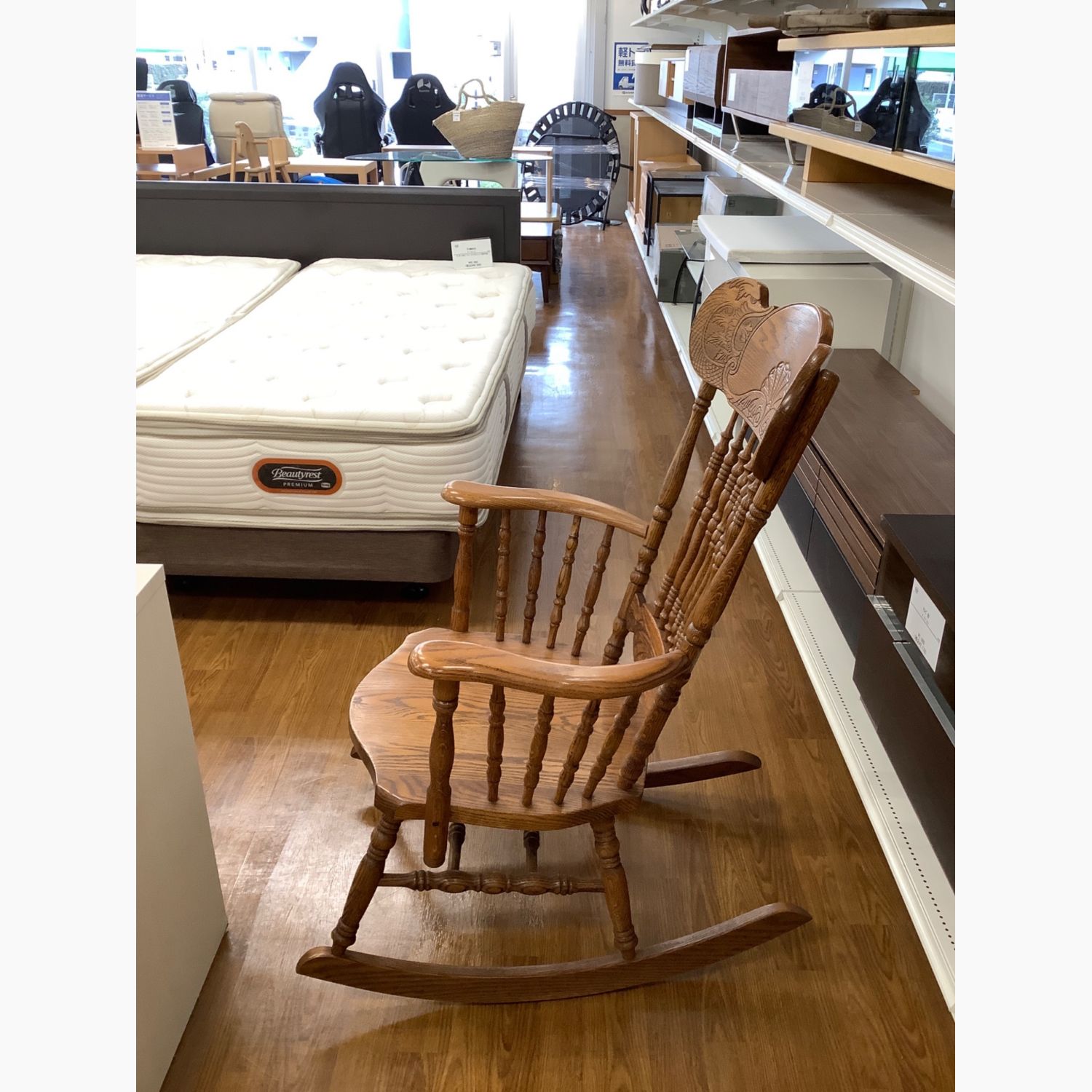 Shin Lee (シンリー) ロッキングチェアー ブラウン｜トレファクONLINE