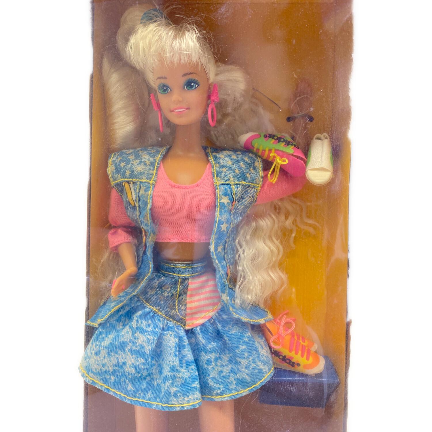 Mattel (マテル) バービー人形 ※箱イタミ有 オールアメリカンバービー Barbie All American Reebok ...