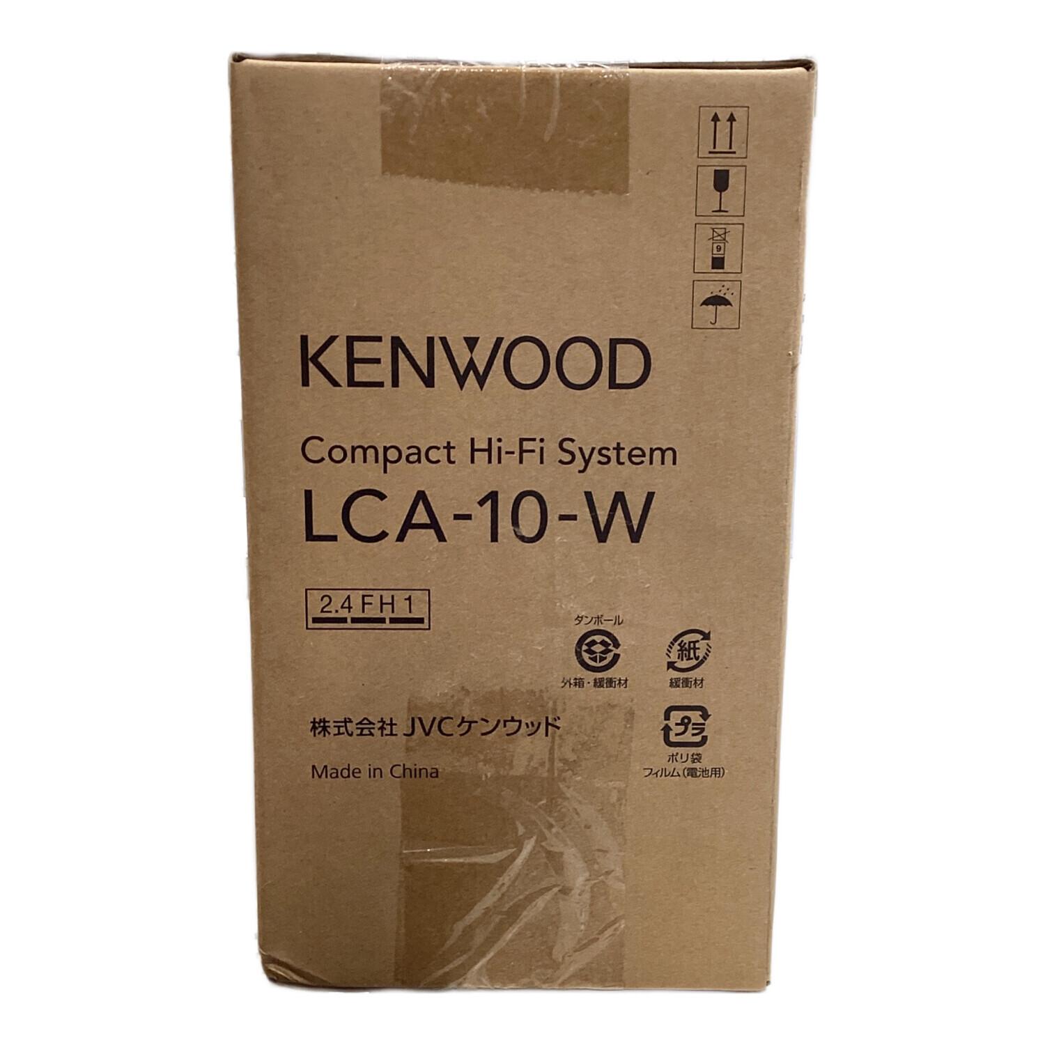 KENWOOD (ケンウッド) CDコンポ LCA-10-W -｜トレファクONLINE