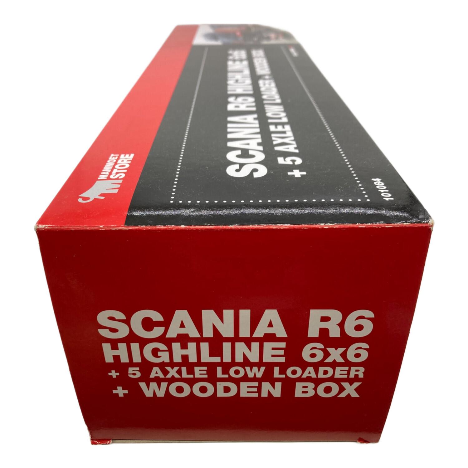 MAMMOET STORE ミニカー 箱スレ有 Scania R6 Highline 6x6 + 5 axle low loader ...