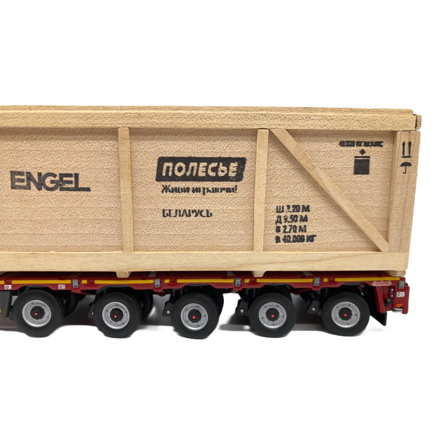 MAMMOET STORE ミニカー 箱スレ有 Scania R6 Highline 6x6 + 5 axle low loader ...