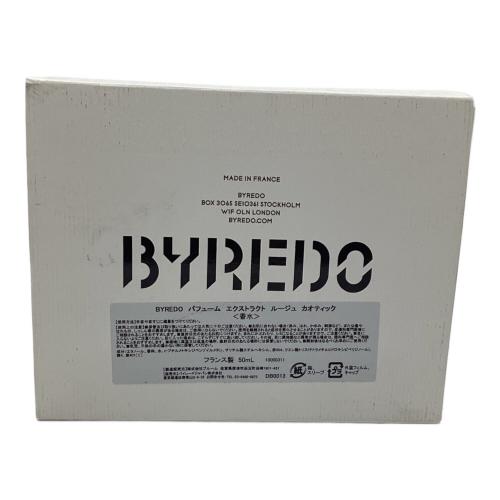 BYREDO (バレード) EXTRAIT DE PARFUM 箱付 ナイト ヴェールズ ルージュ カオティック 50ml 残量80%-99%｜トレファクONLINE