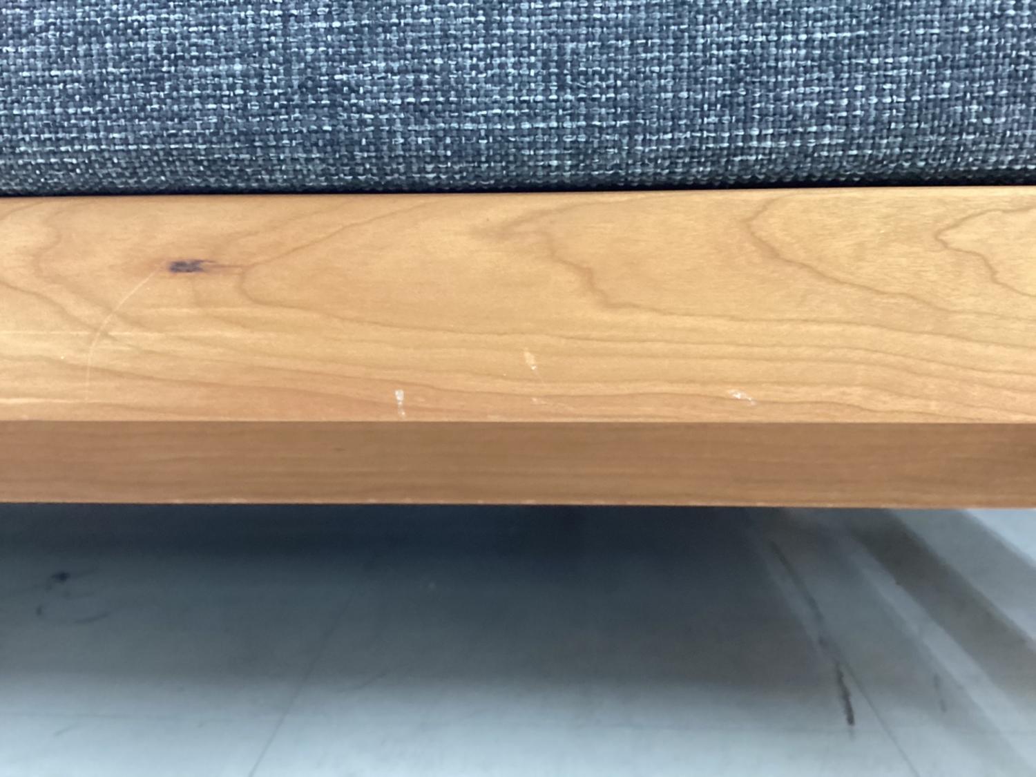 MasterWal (マスターウォール) 2人掛けソファー グレー×ブラウン｜トレファクONLINE