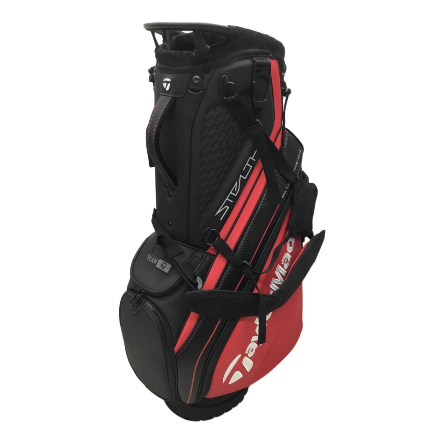 TaylorMade (テイラーメイド) キャディバッグ レッド×ブラック TD303｜トレファクONLINE