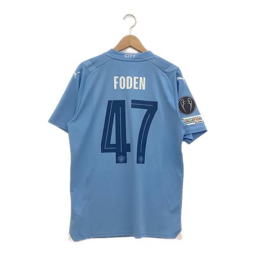 マンチェスターシティ (マンチェスター・シティ) サッカーユニフォーム SIZE M スカイブルー 23/24ホーム フィル・フォーデン【47 ...