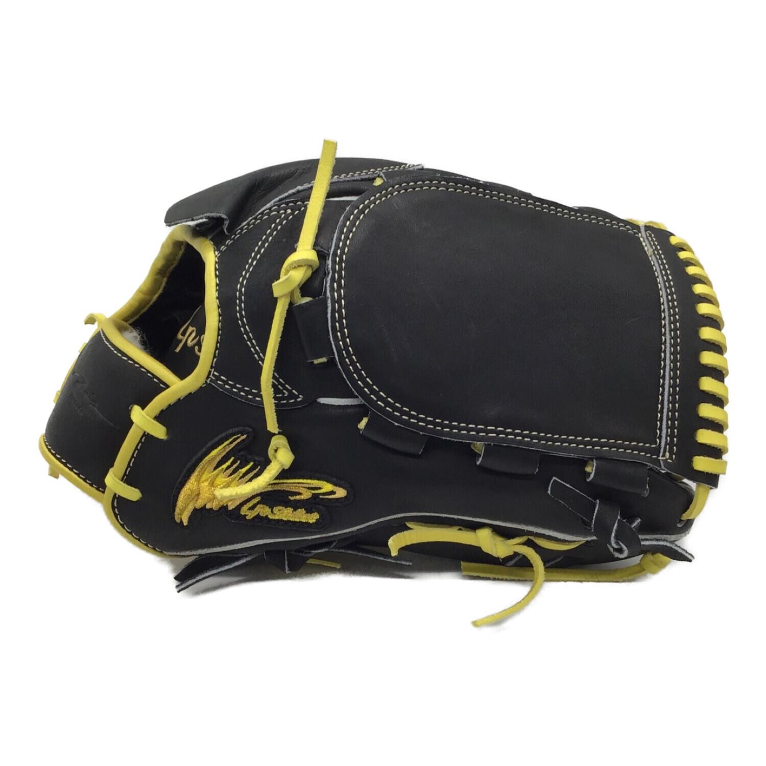 Ip select (アイピーセレクト) 硬式グローブ ブラック×イエロー オーダー 投手用｜トレファクONLINE