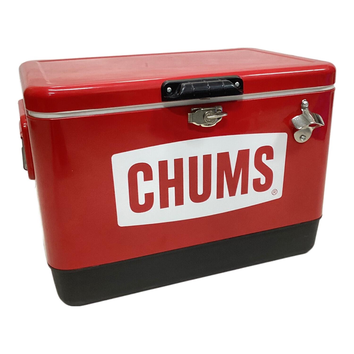 CHUMS (チャムス) クーラーボックス 54L レッド CH62-1802 スチールクーラーボックス｜トレファクONLINE