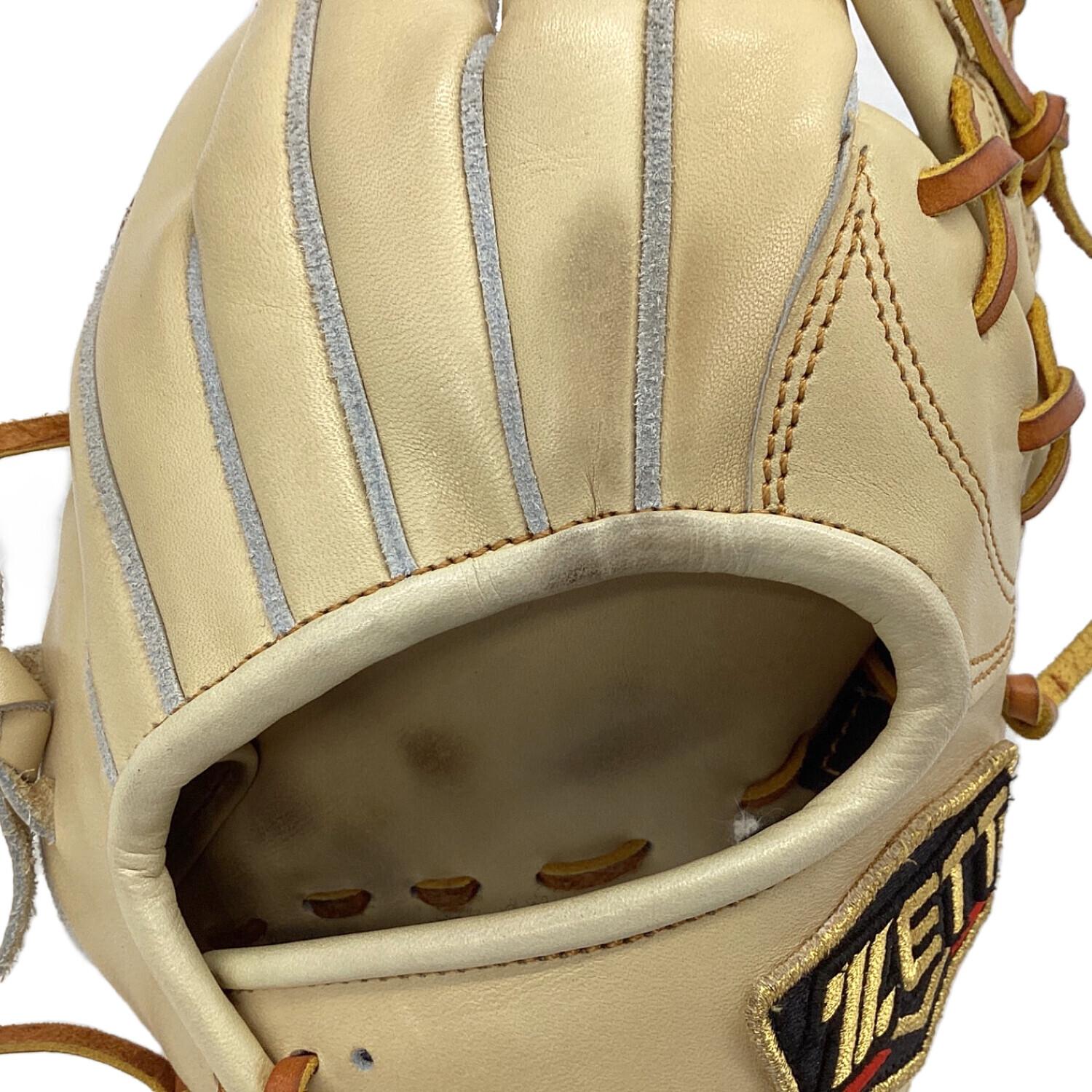 ZETT (ゼット) 硬式グローブ SIZE LH ベージュ ケース・元箱付 プロステイタス 内野用 BPROG766S｜トレファクONLINE