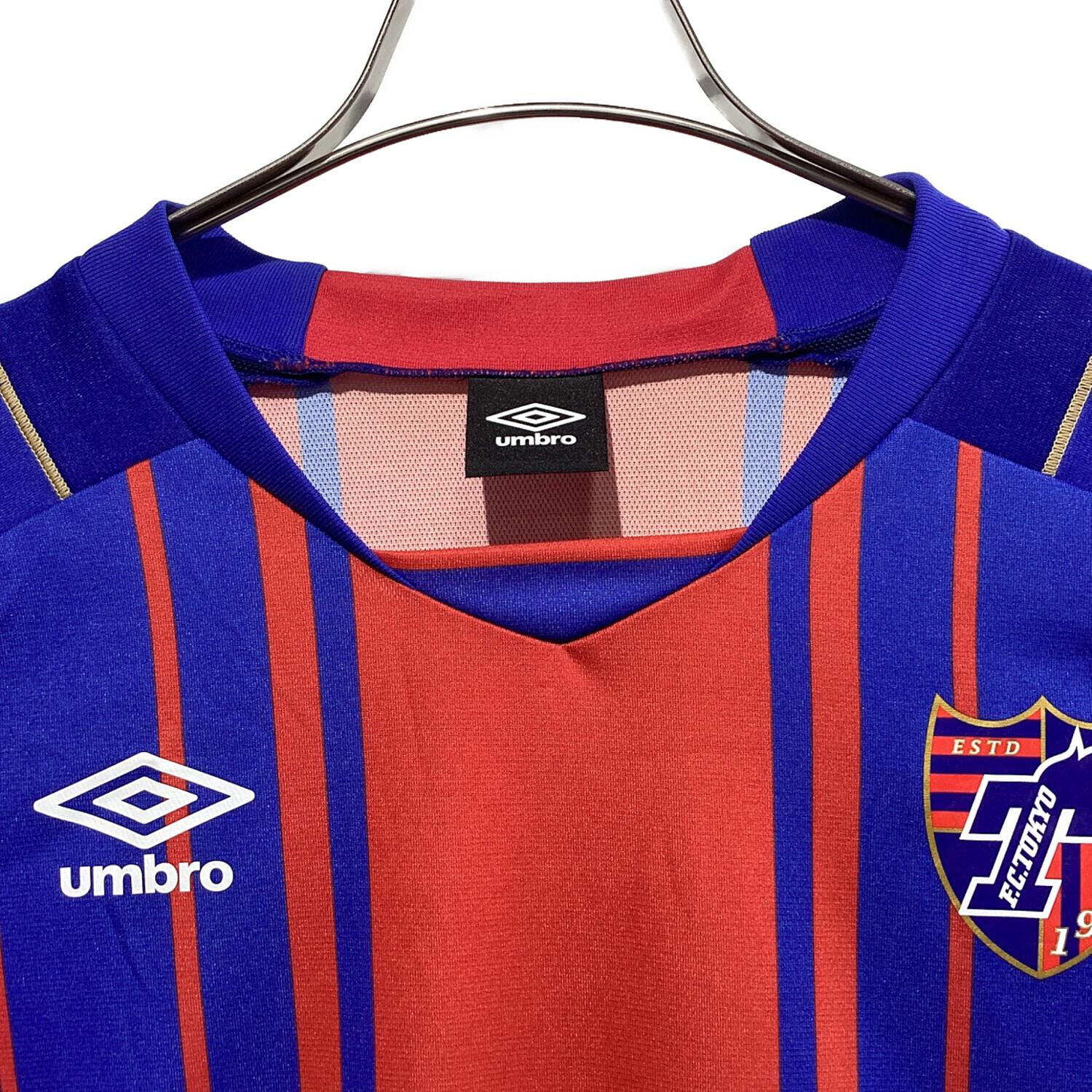 FC東京 (エフシートウキョウ) サッカーユニフォーム SIZE O-XO ブルー×レッド 森重 真人【3】2015年ホームレプリカユニフォーム UMBRO｜トレファクONLINE