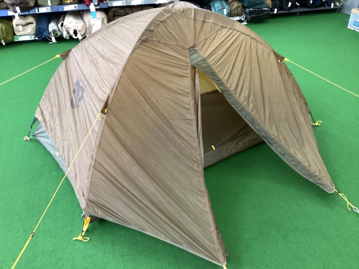 NEMO (ニーモ) モノポールテント ブラウン Atom 2P 約213×130×112(h)cm 1～2人用｜トレファクONLINE